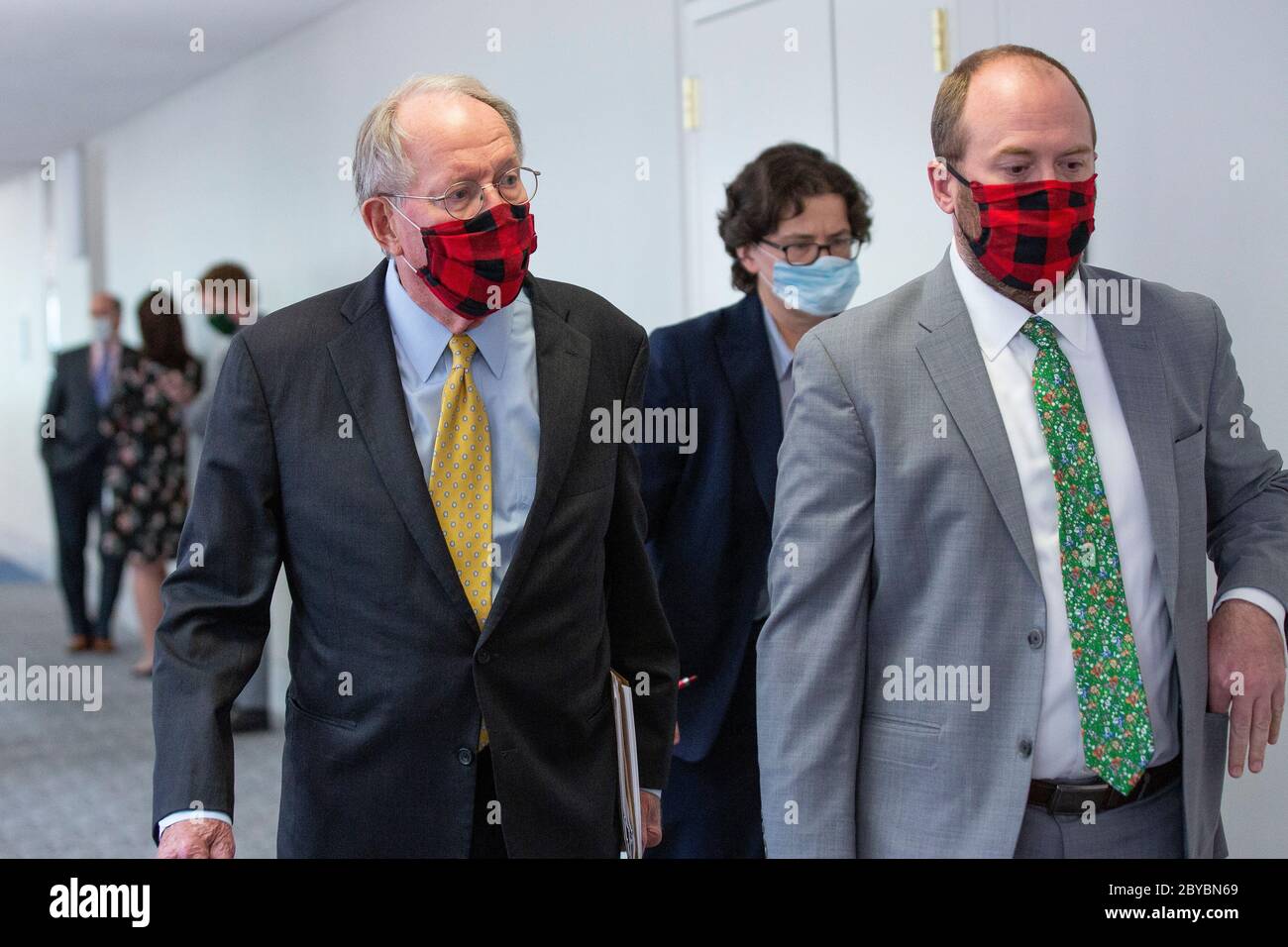 United States Senator Lamar Alexander (Republican of Tennessee) arrives ...