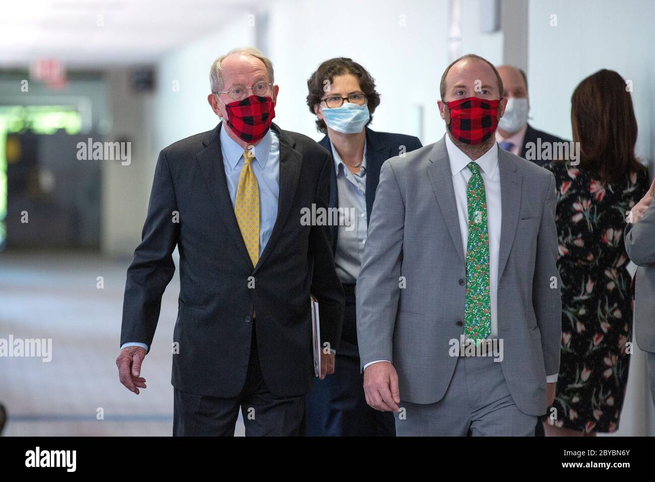 United States Senator Lamar Alexander (Republican of Tennessee) arrives ...
