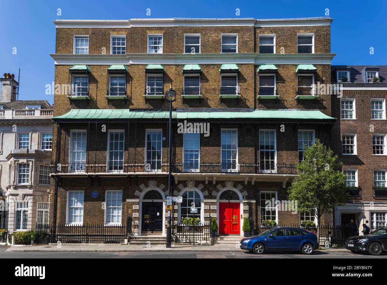 England, London, Marylebone, New Cavendish Street, Asia House Stock ...