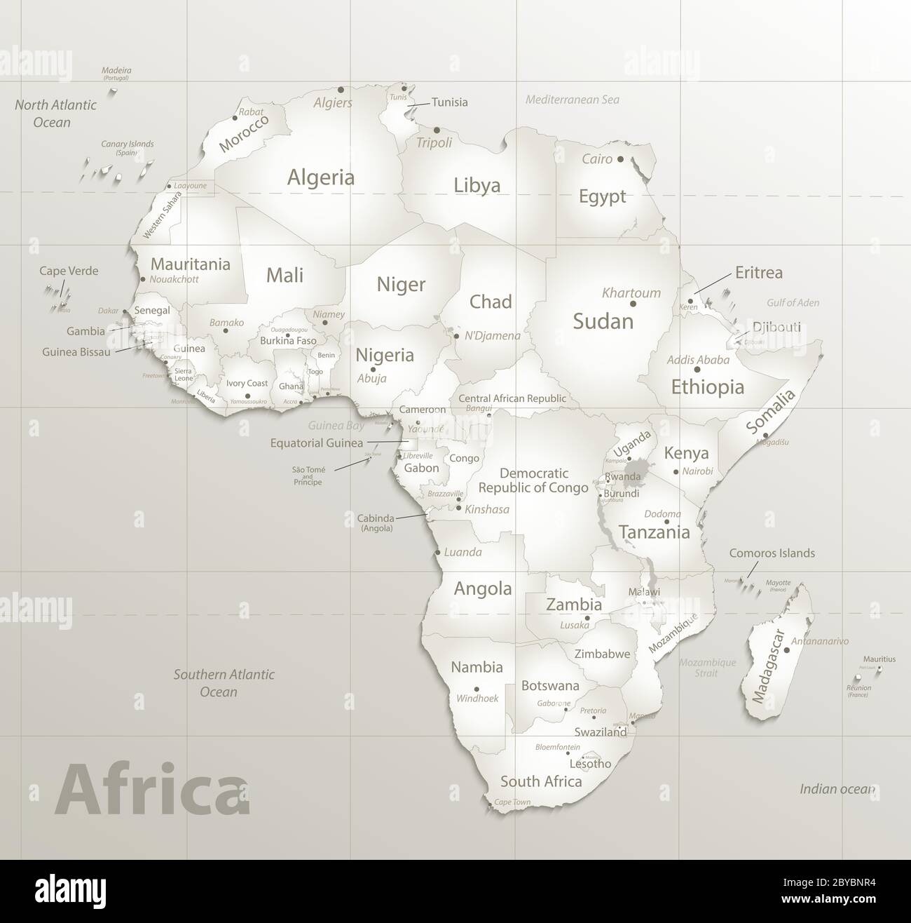 City Map Of Africa