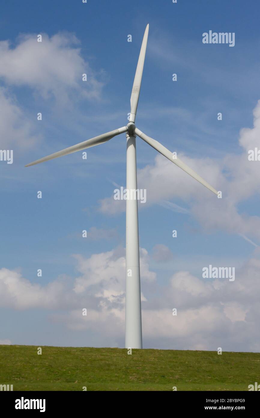Close up of Wind turbine Stock Photo - Alamy