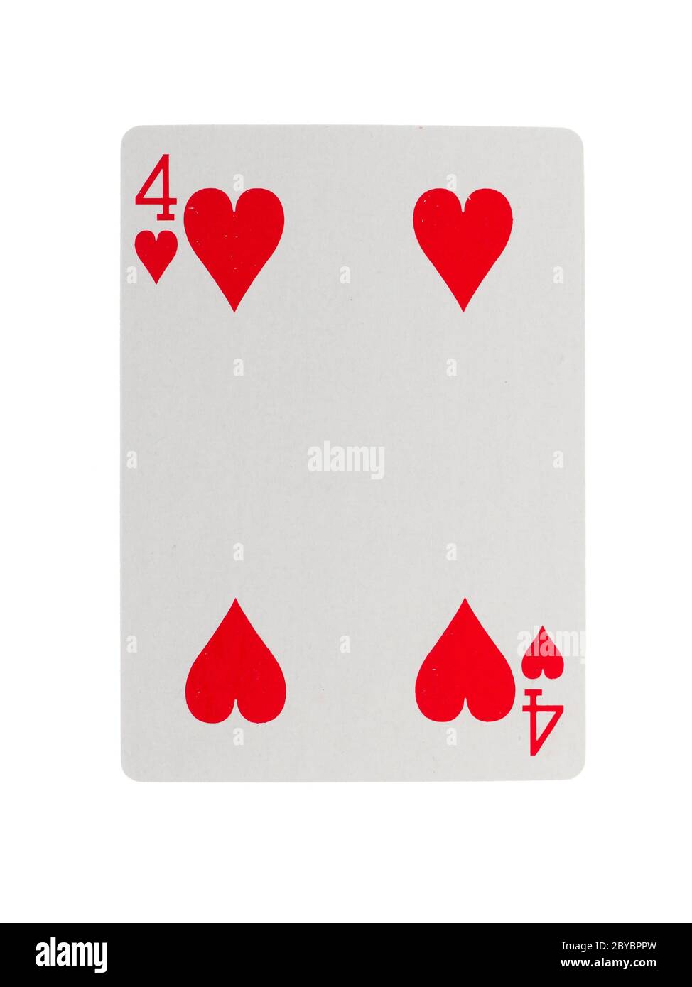 Old playing card (four Stock Photo - Alamy