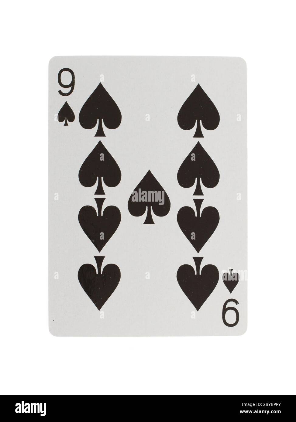 Nine of spades Cut Out Stock Images & Pictures - Alamy