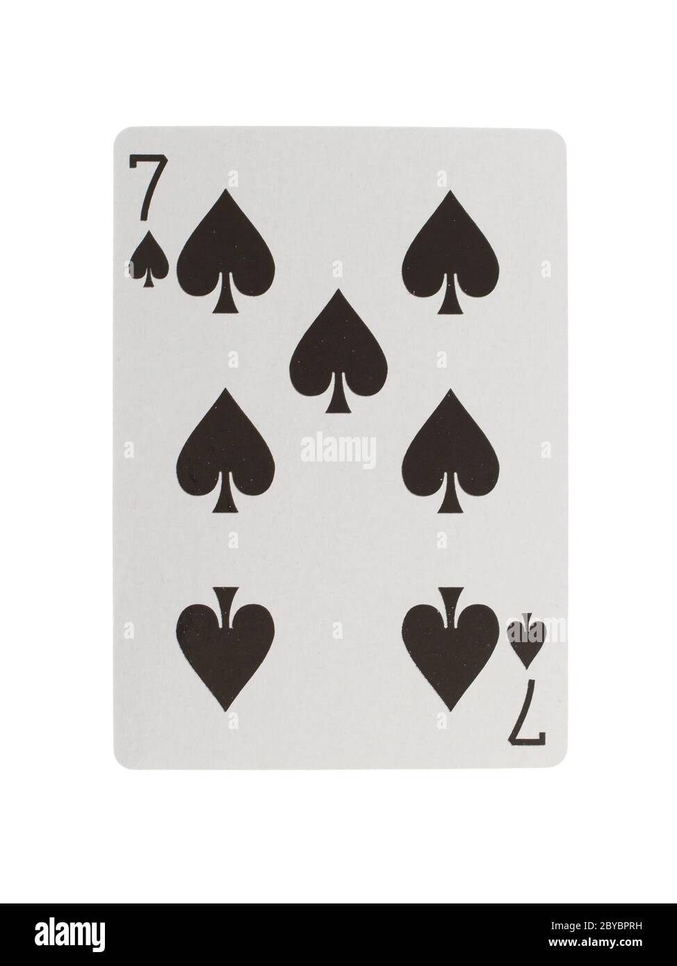 Playing card (seven Stock Photo - Alamy