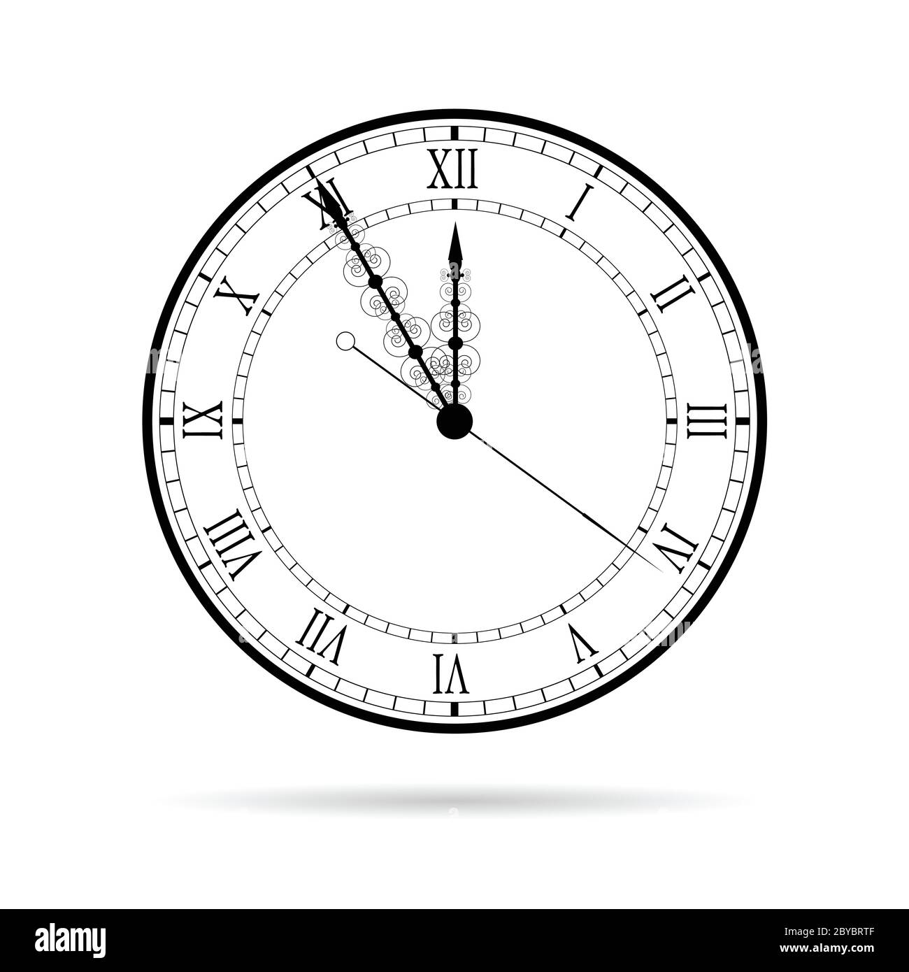 clock ancient art illustration Stock Vector Image & Art - Alamy