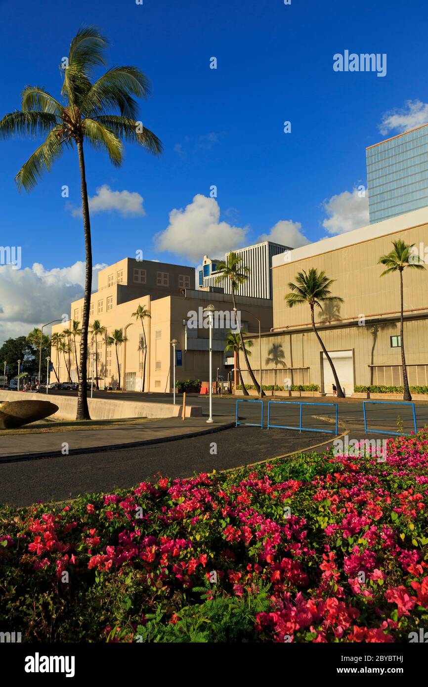 Aloha Tower Drive, Honolulu, Oahu Island, Hawaii, USA Stock Photo - Alamy