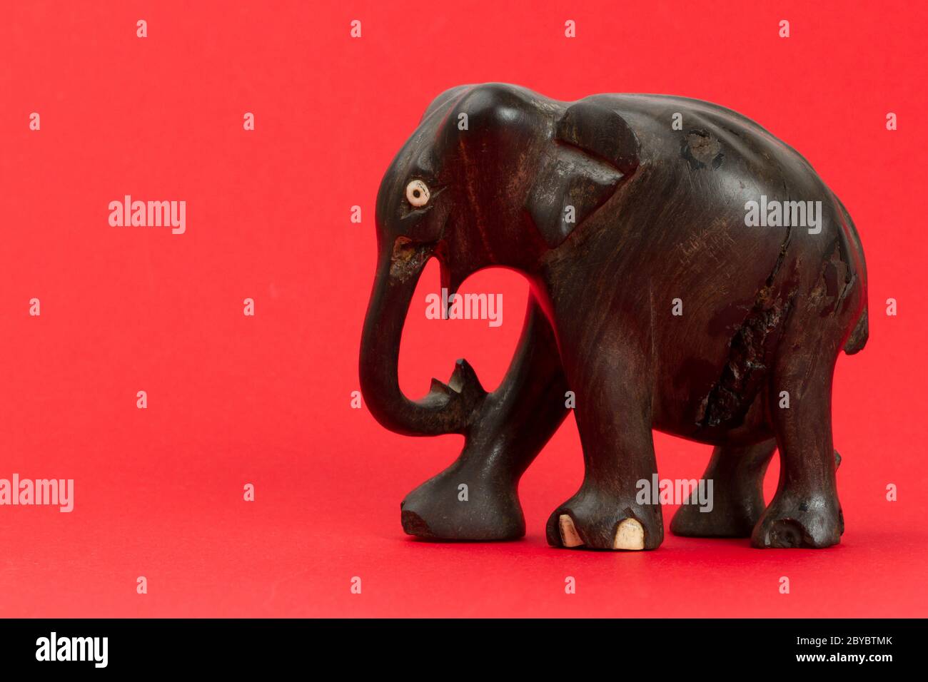 Very old ivory statue of an elephant Stock Photo - Alamy
