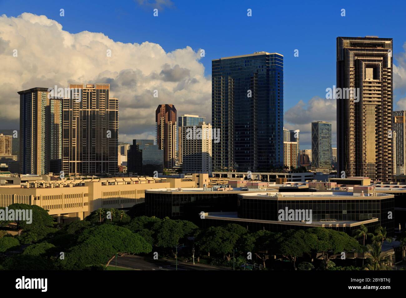 Honolulu skyline, Oahu Island, Hawaii, USA Stock Photo - Alamy