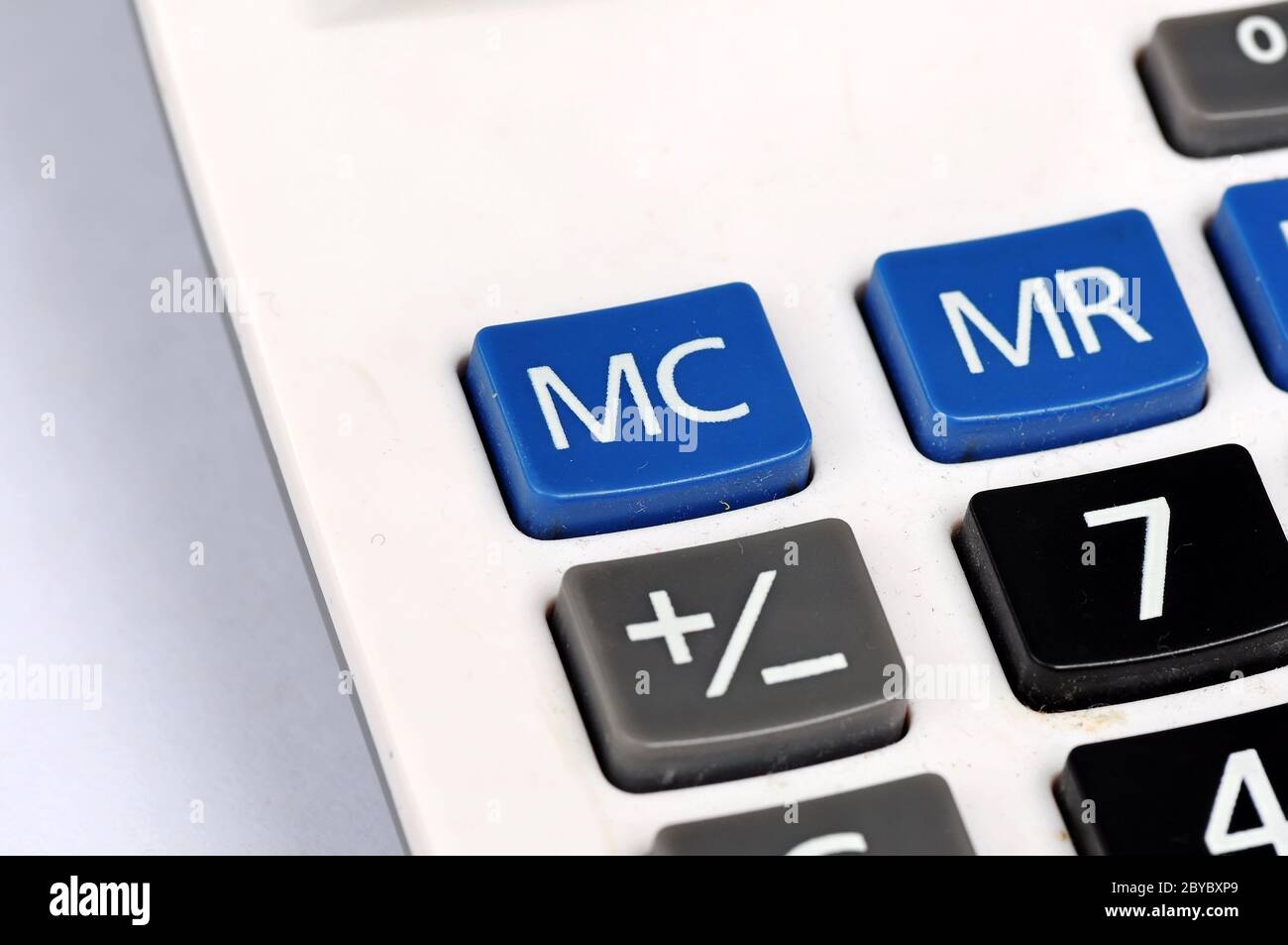 Buttons of calculator Stock Photo - Alamy