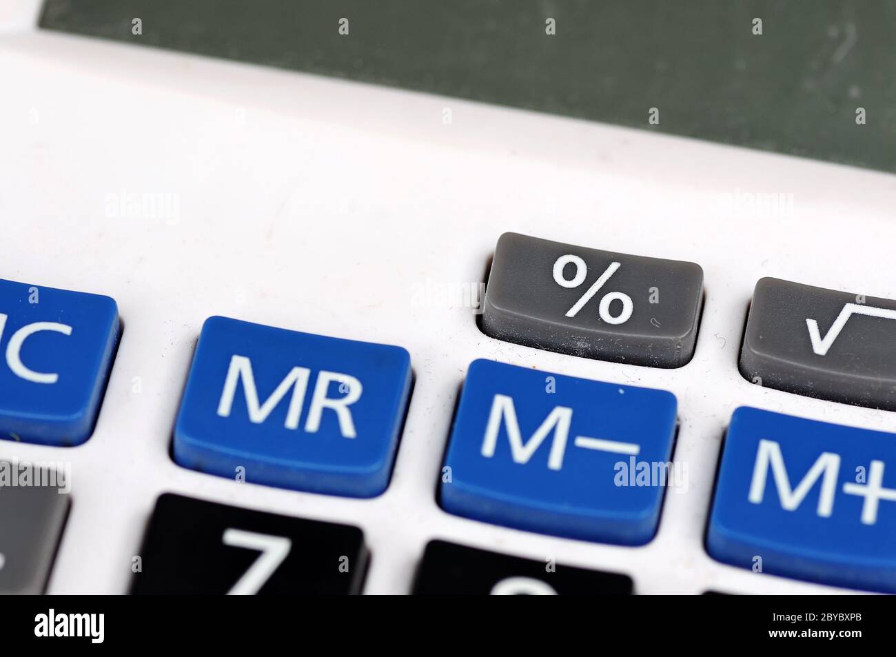 Buttons of calculator Stock Photo - Alamy