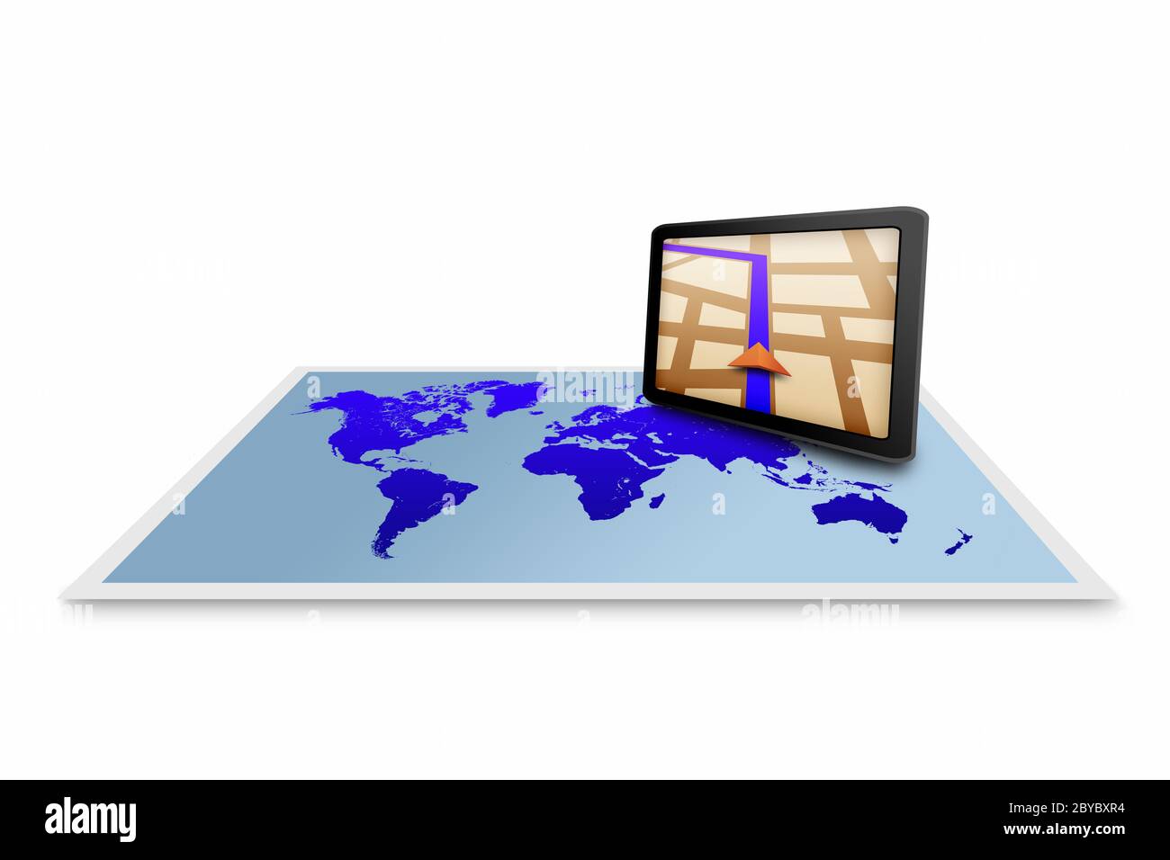 Gps tracking device car Cut Out Stock Images & Pictures - Alamy