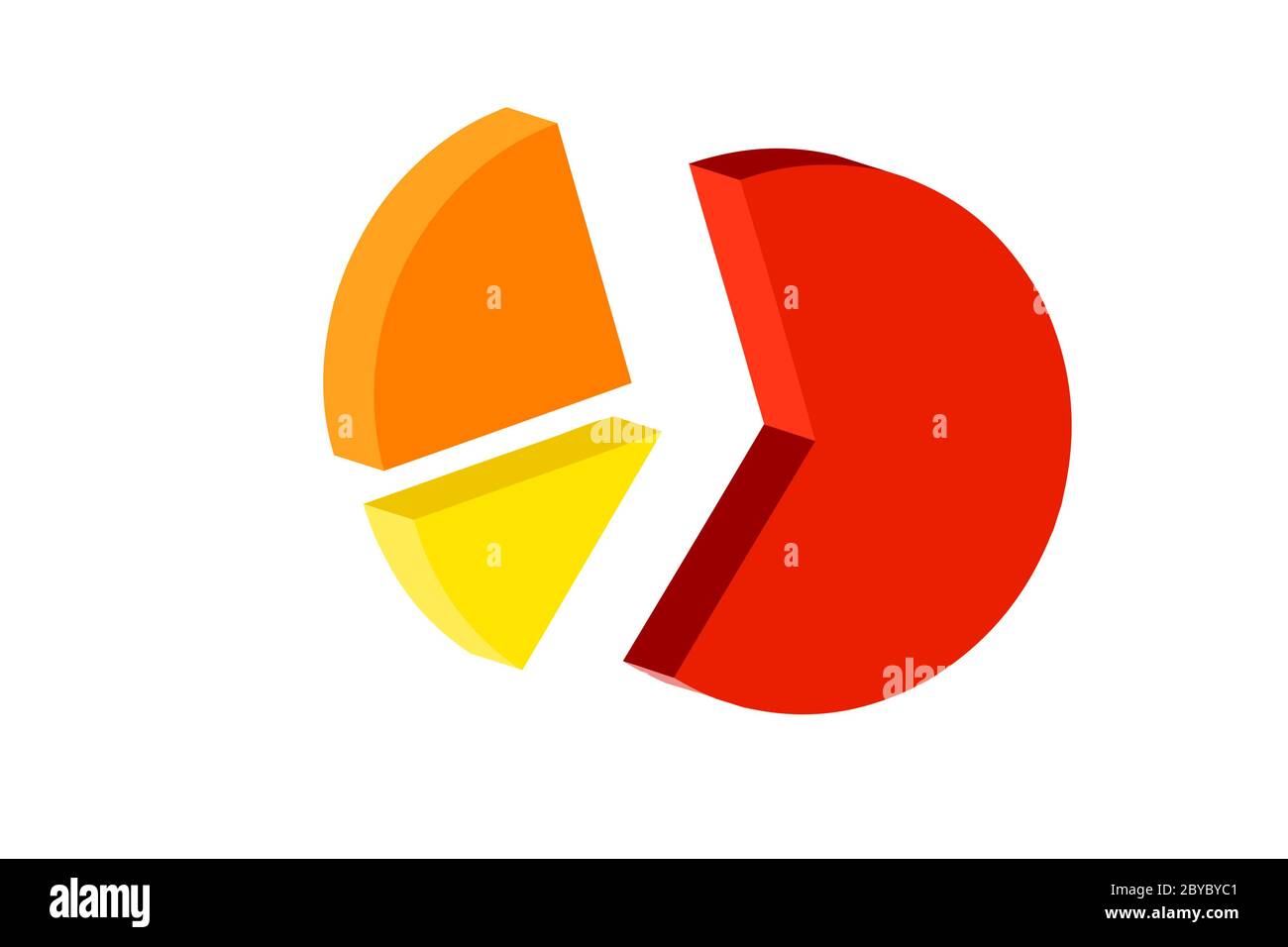 colorful pie chart- graph Stock Photo - Alamy