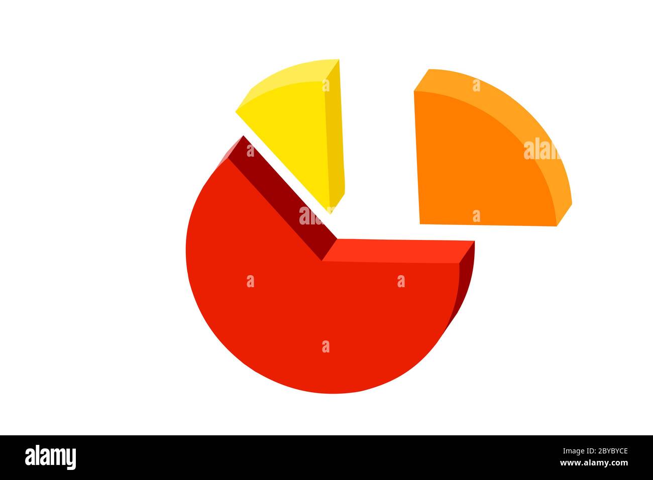 Pie graph circle Cut Out Stock Images & Pictures - Alamy