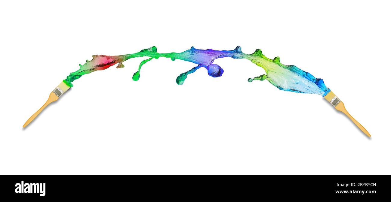 Canvas paint splash hi-res stock photography and images - Alamy