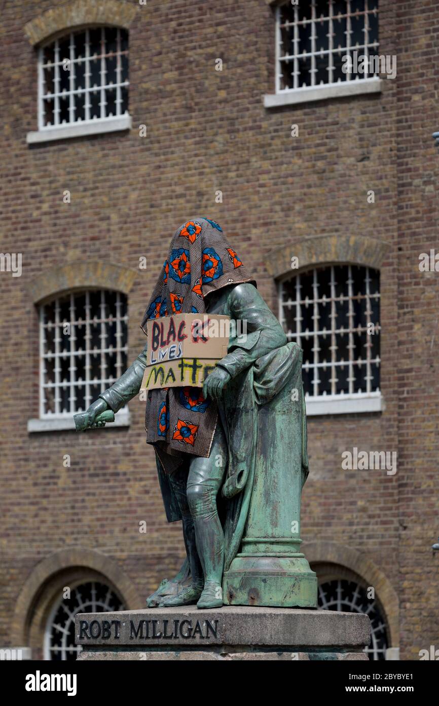 Hours before it was removed by the Canal and River Trust charity, the ...