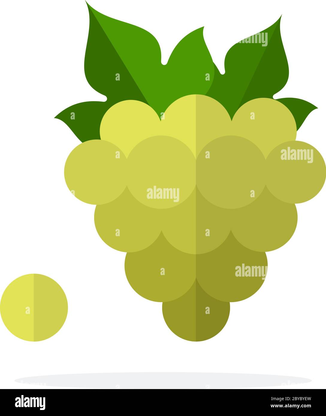 Bunch grape single Stock Vector Images - Alamy