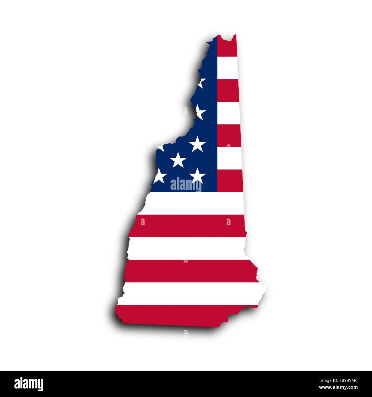 map-of-new-hampshire-stock-photo-alamy
