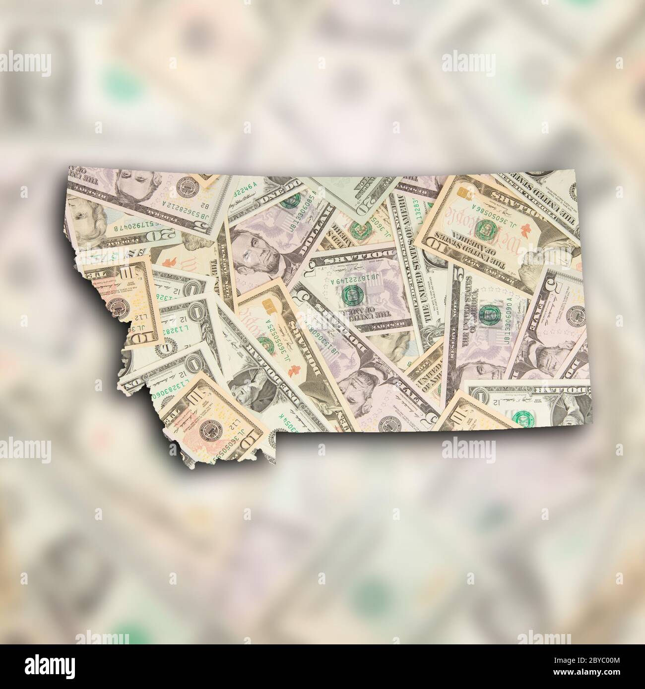 Lincoln montana map hi-res stock photography and images - Alamy