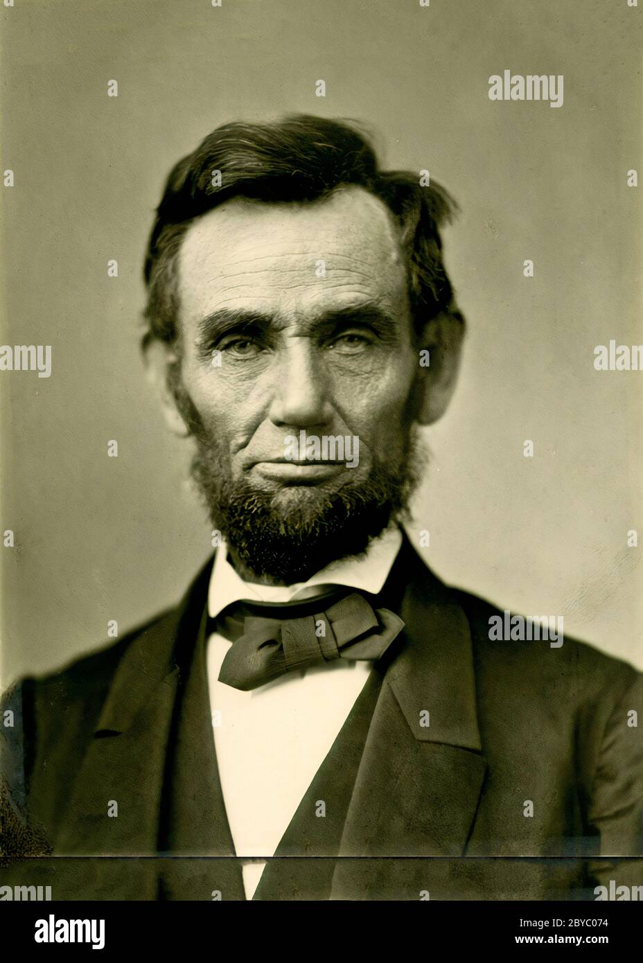 Abraham Lincoln usa president portrait black and white vintage ...
