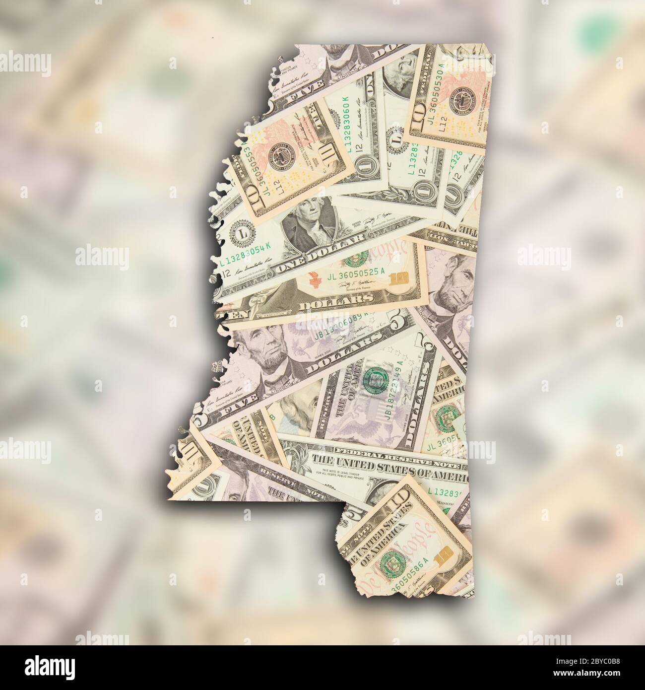 Money, mississippi map hi-res stock photography and images - Alamy
