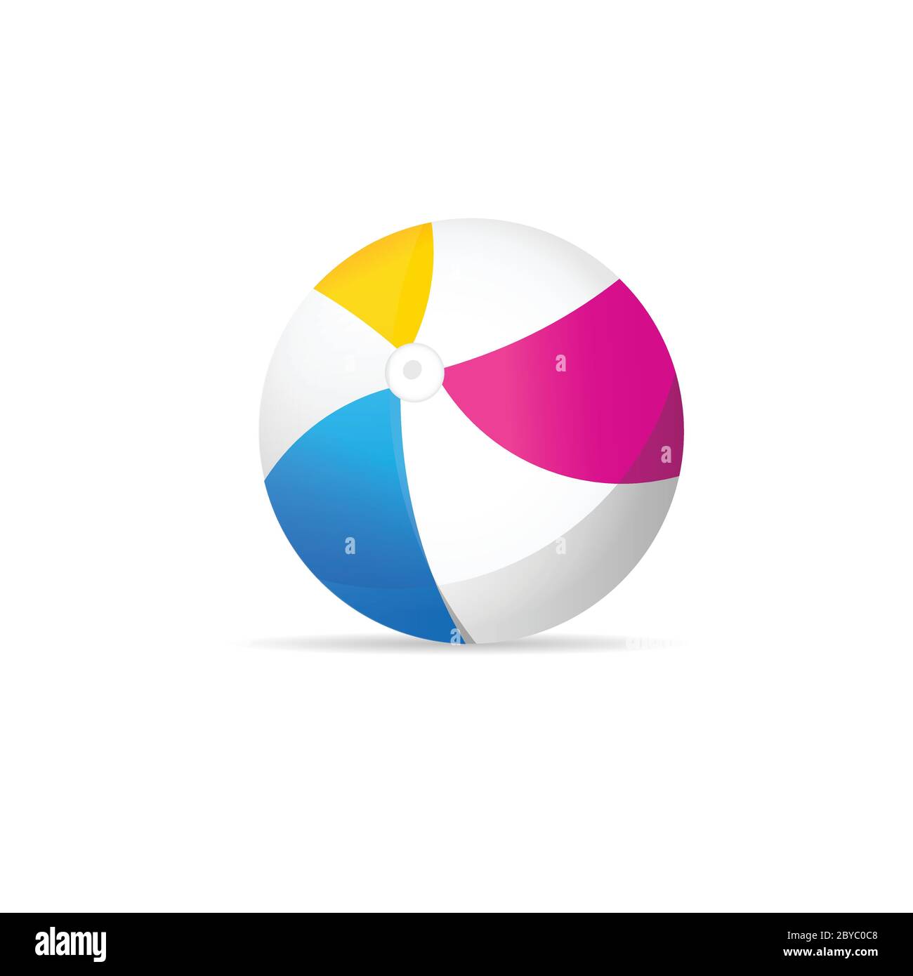 beach ball vector illustration in colorful Stock Vector Image & Art - Alamy