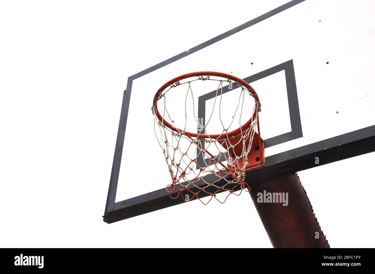 Outdoor basketball hoop backboard Cut Out Stock Images & Pictures - Alamy