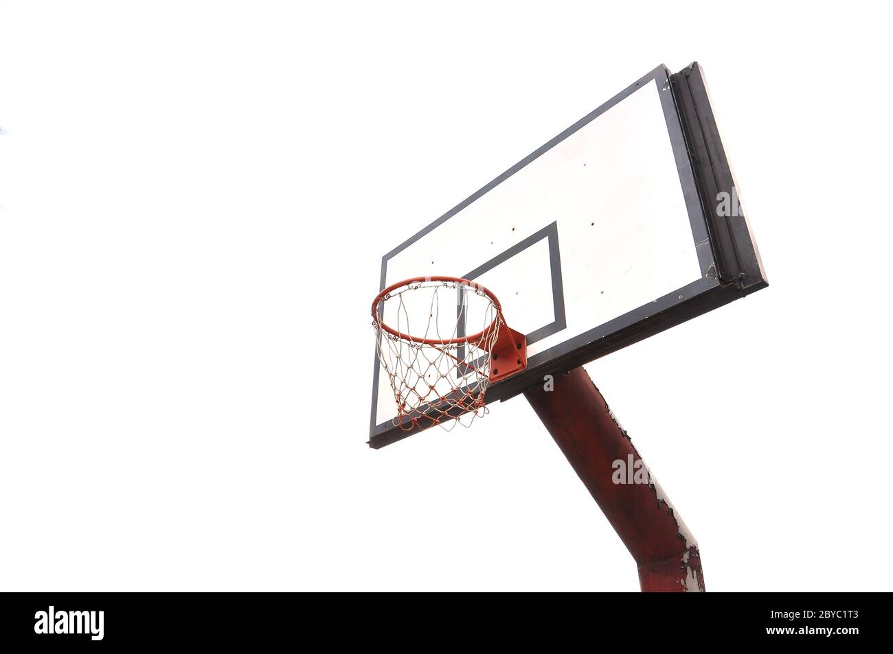 Outdoor basketball hoop backboard Cut Out Stock Images & Pictures - Alamy