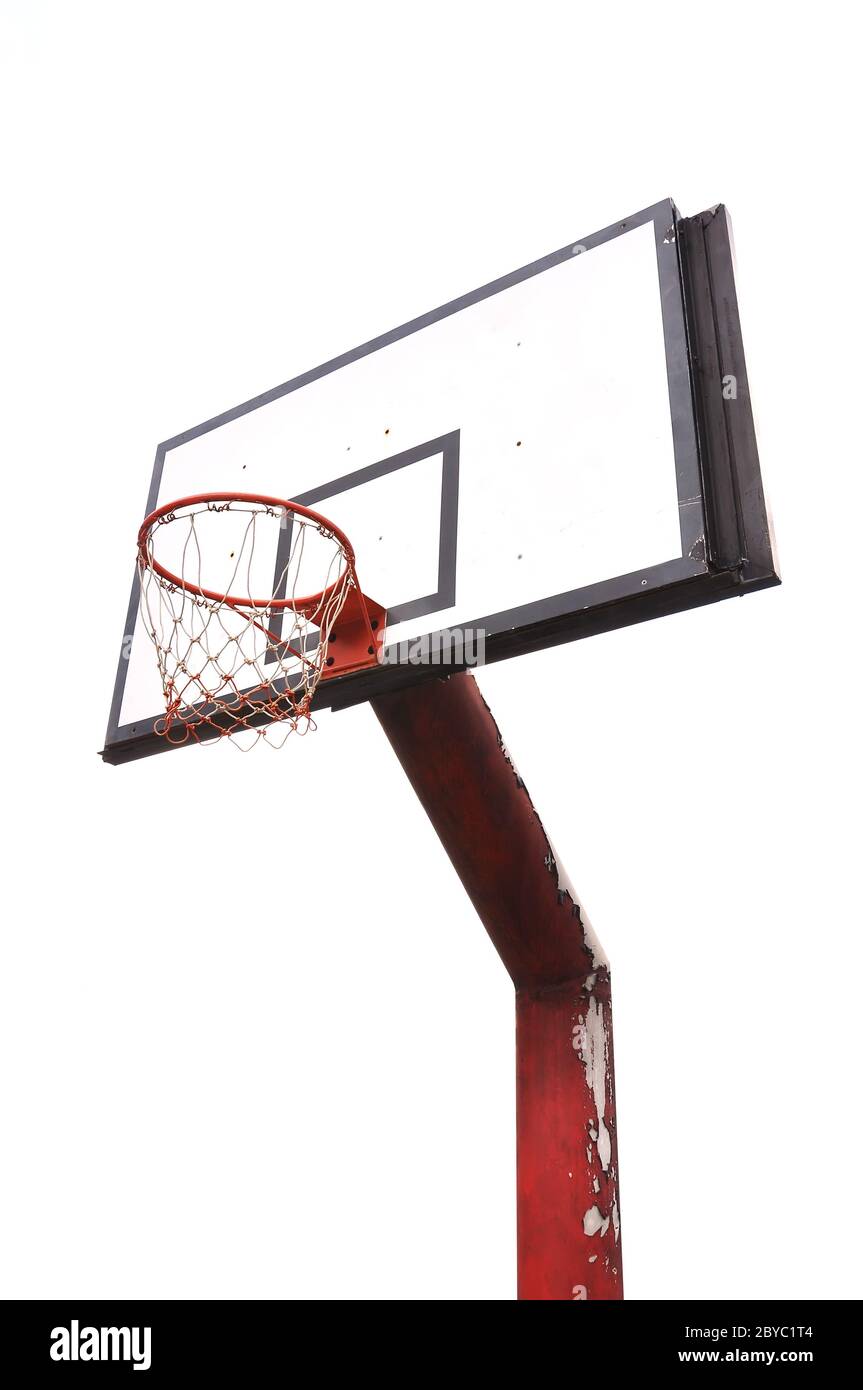 Outdoor basketball hoop backboard Cut Out Stock Images & Pictures - Alamy