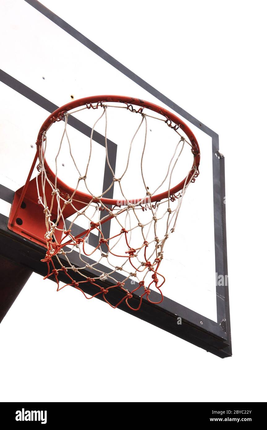 Basketball net backboard Cut Out Stock Images & Pictures - Alamy
