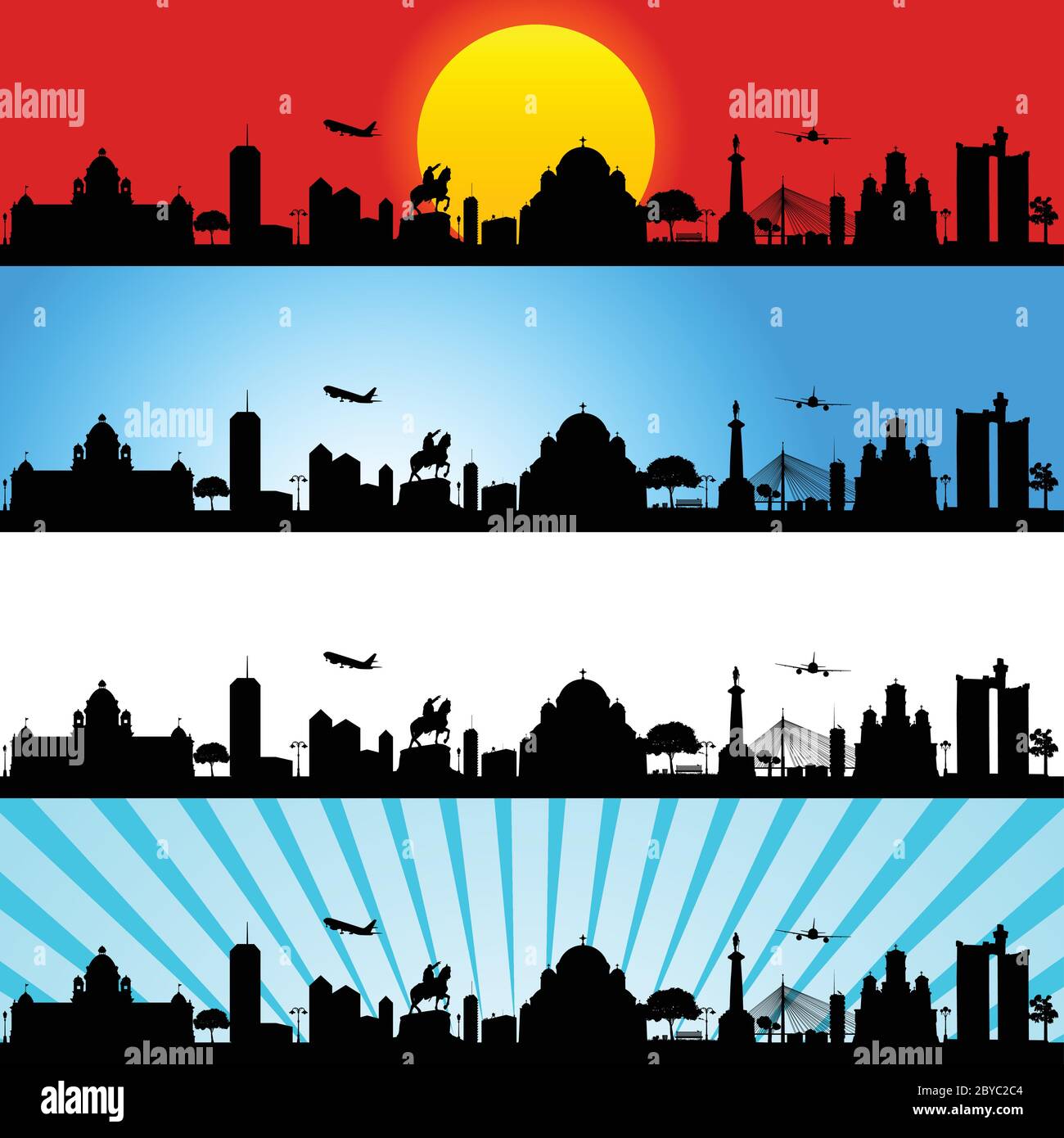 New belgrade skyline Stock Vector Images - Alamy