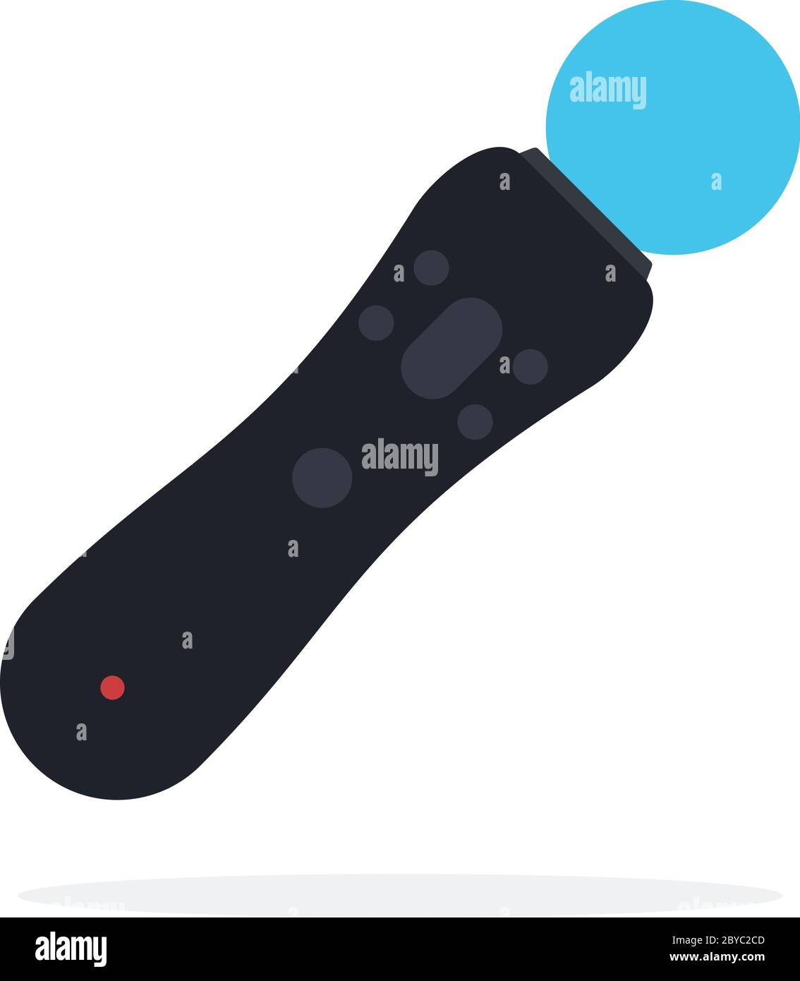 Game controller with motion sensor vector icon flat isolated Stock ...