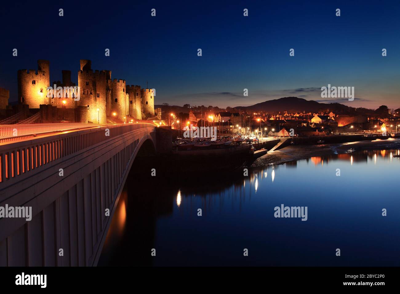 Conwy panoramic hi-res stock photography and images - Alamy