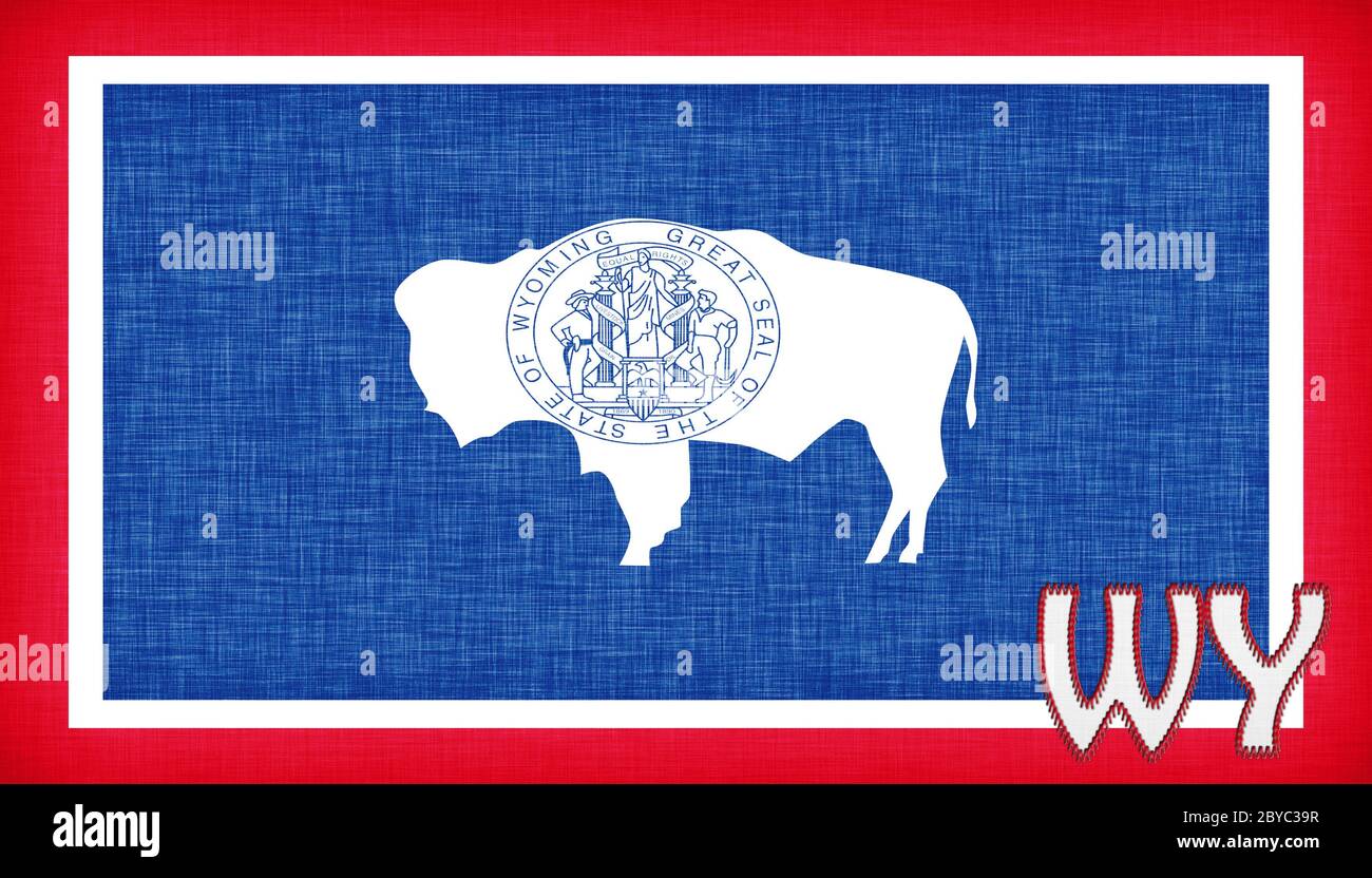 State of wyoming banner hi-res stock photography and images - Alamy