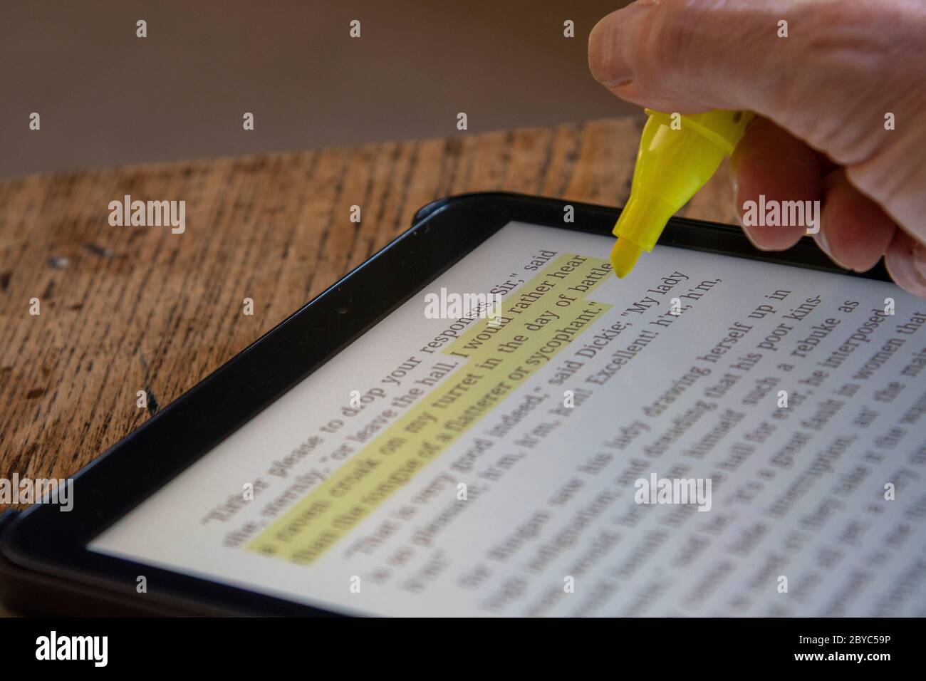 Highlighted text hi-res stock photography and images - Alamy