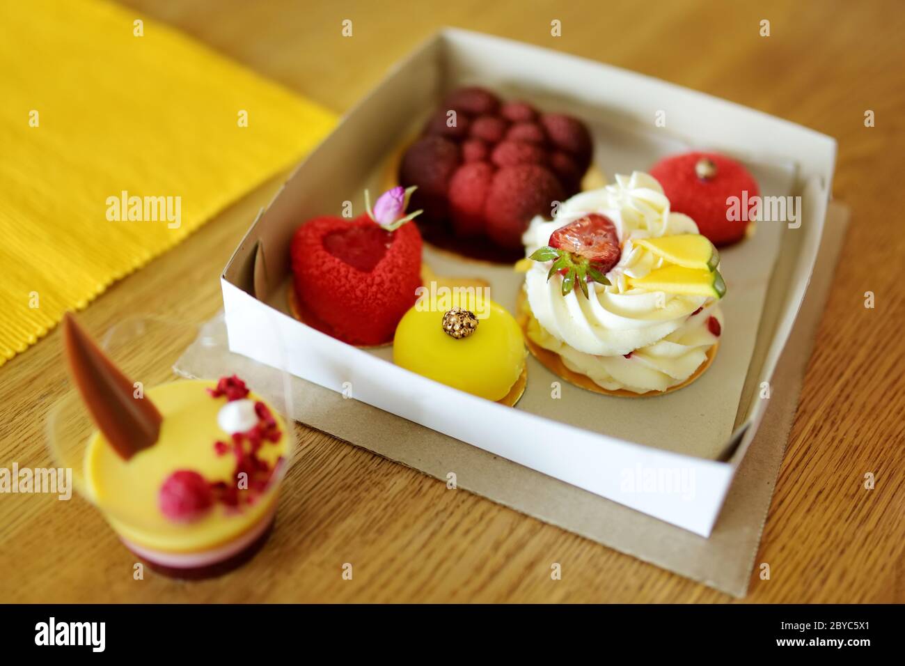Pastries in a box hi-res stock photography and images - Alamy