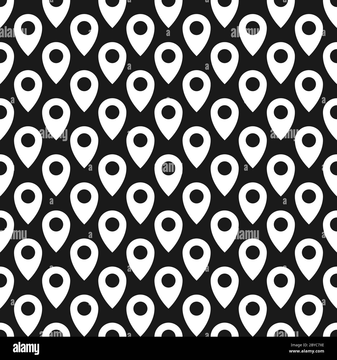 Seamless pattern with location icon Stock Vector Image & Art - Alamy