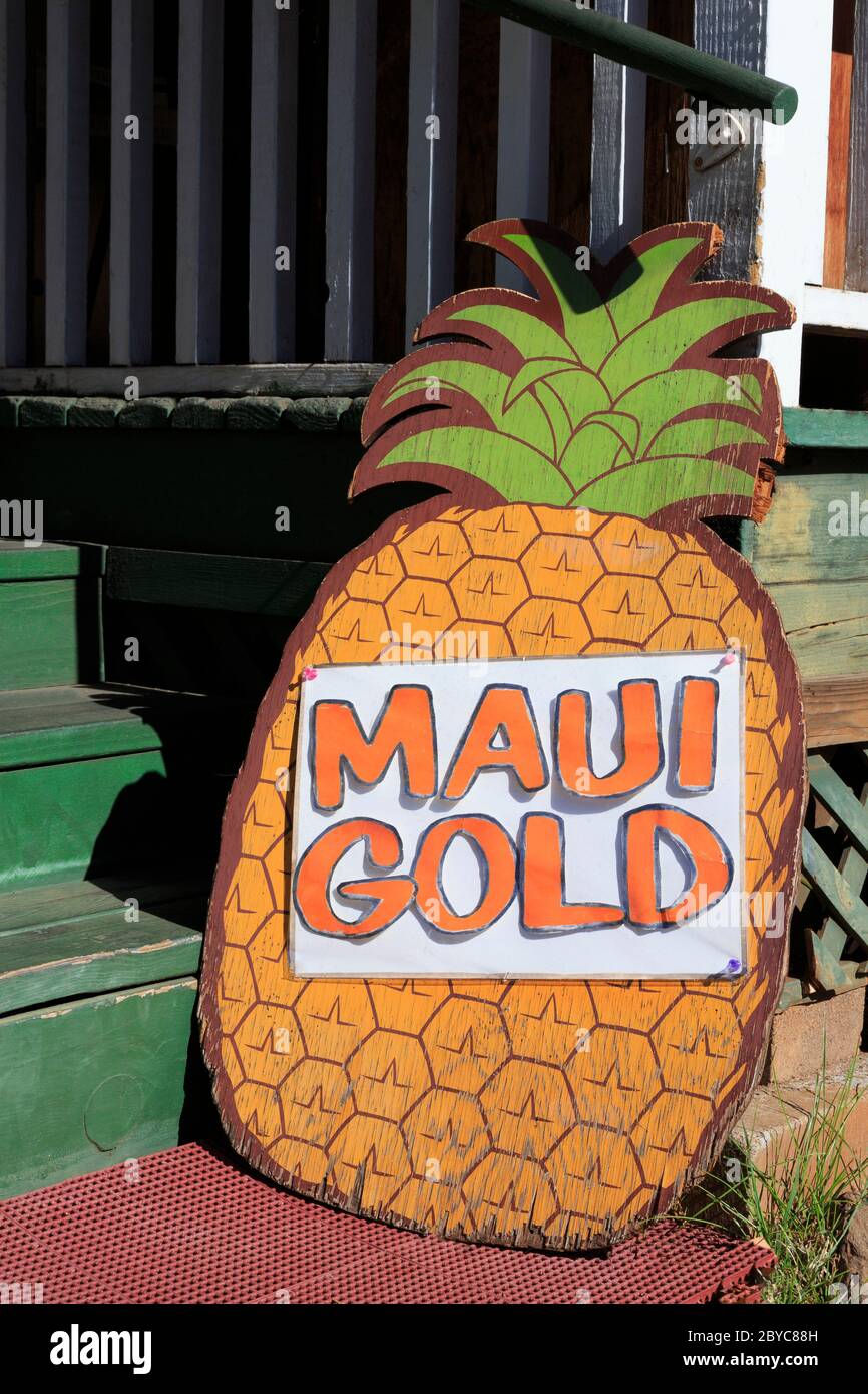 Lahaina hawaii maui sign hi-res stock photography and images - Alamy