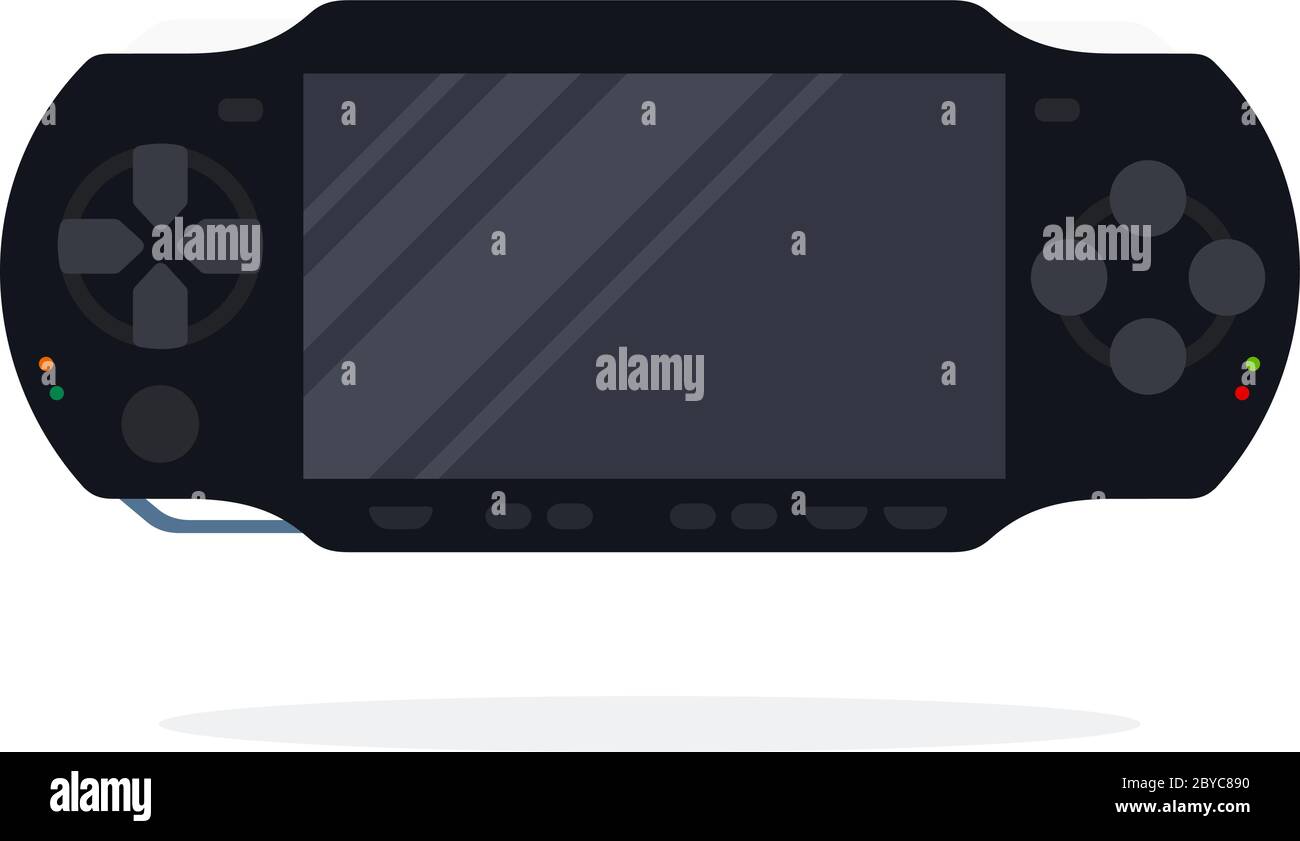 Portable videogame console Cut Out Stock Images & Pictures - Alamy