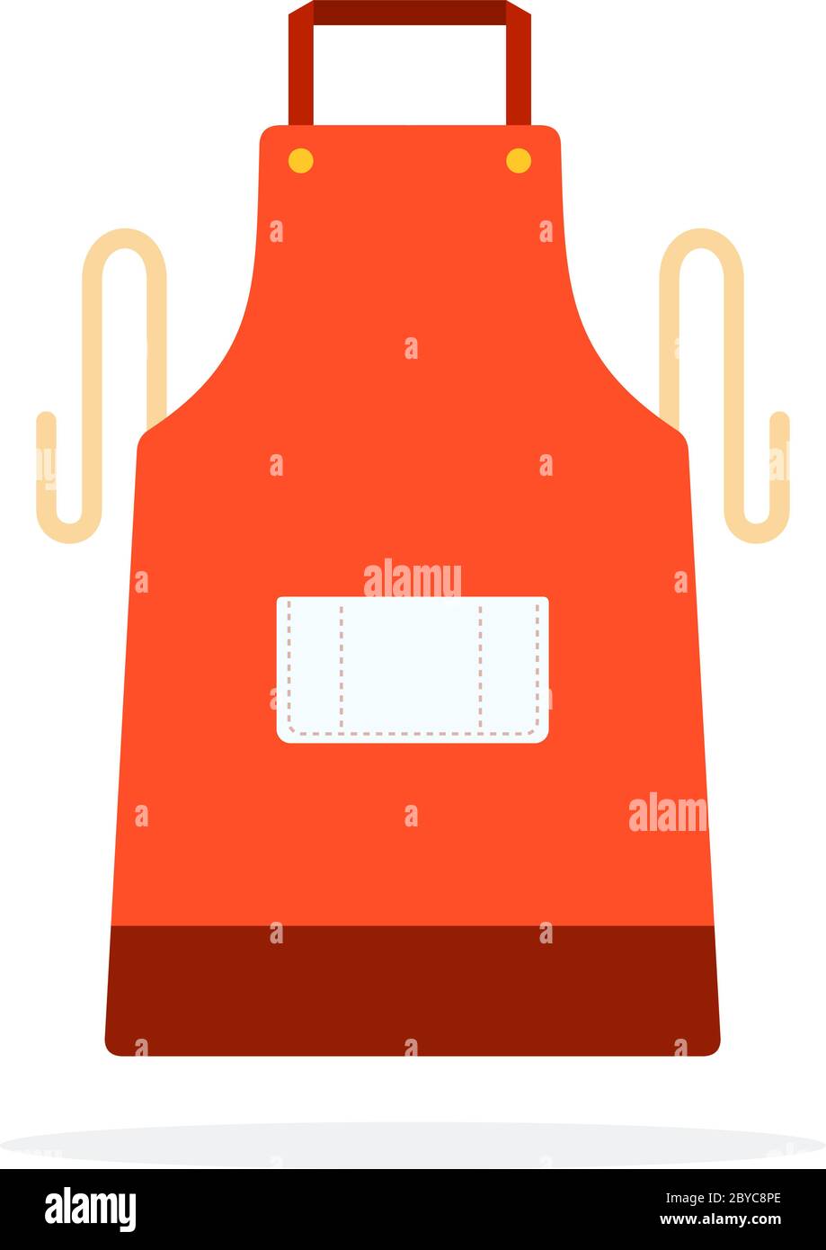 Man kitchen apron Cut Out Stock Images & Pictures - Alamy