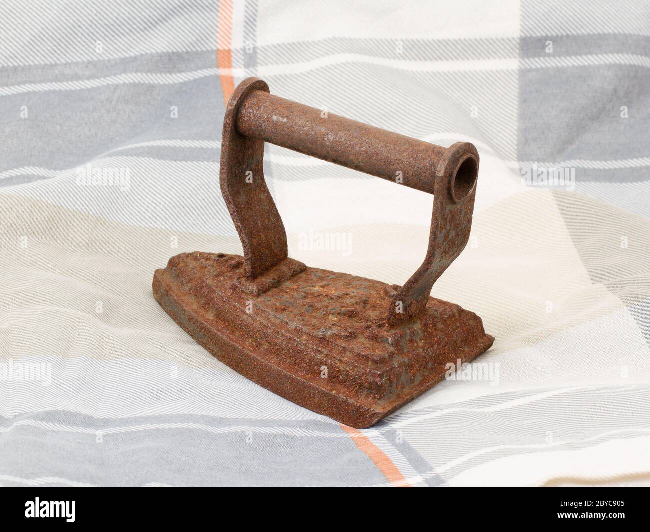 Old iron isolated Stock Photo - Alamy