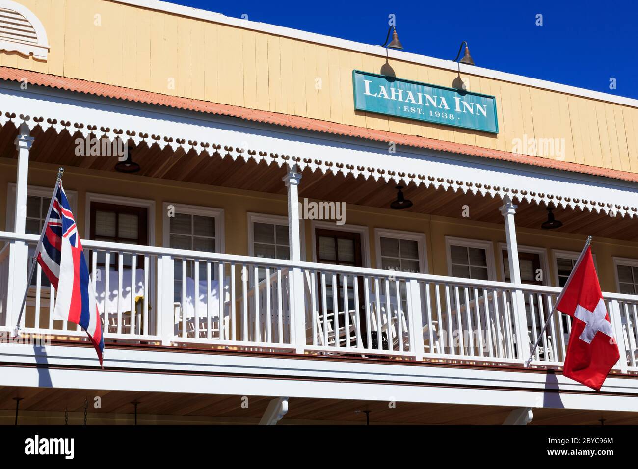 Lahaina Inn, Lahaina, Maui Island, Hawaii, USA Stock Photo - Alamy