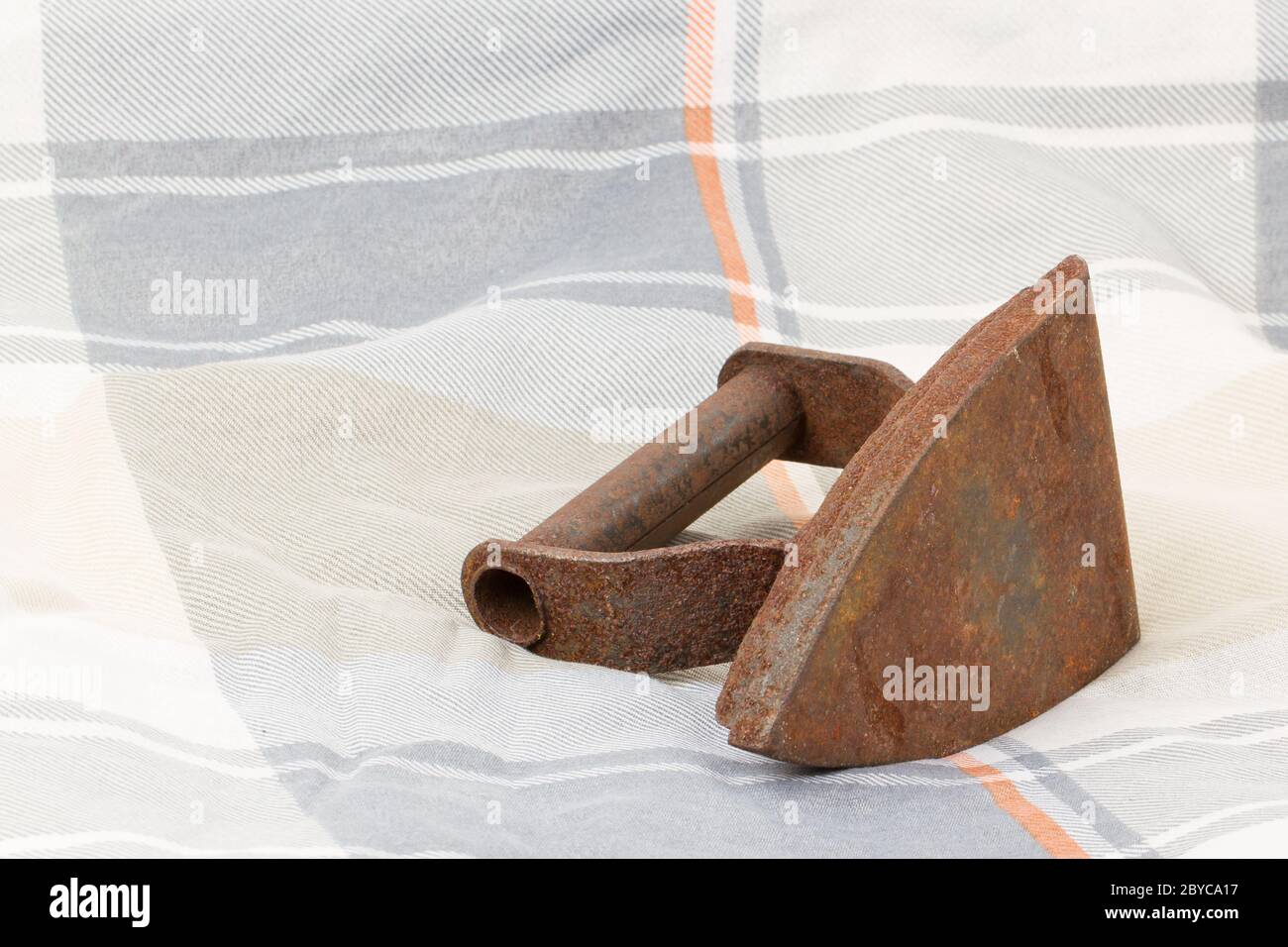Old iron isolated Stock Photo - Alamy