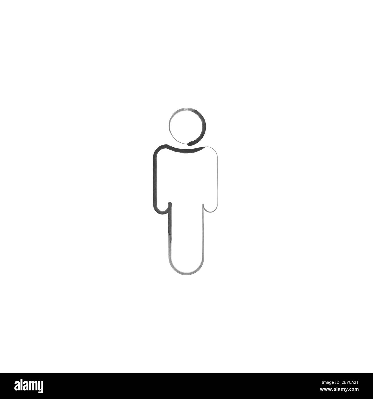 Person icon Black and White Stock Photos & Images - Alamy