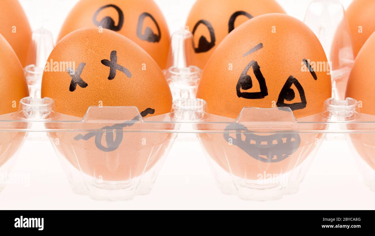 Scared egg hi-res stock photography and images - Alamy