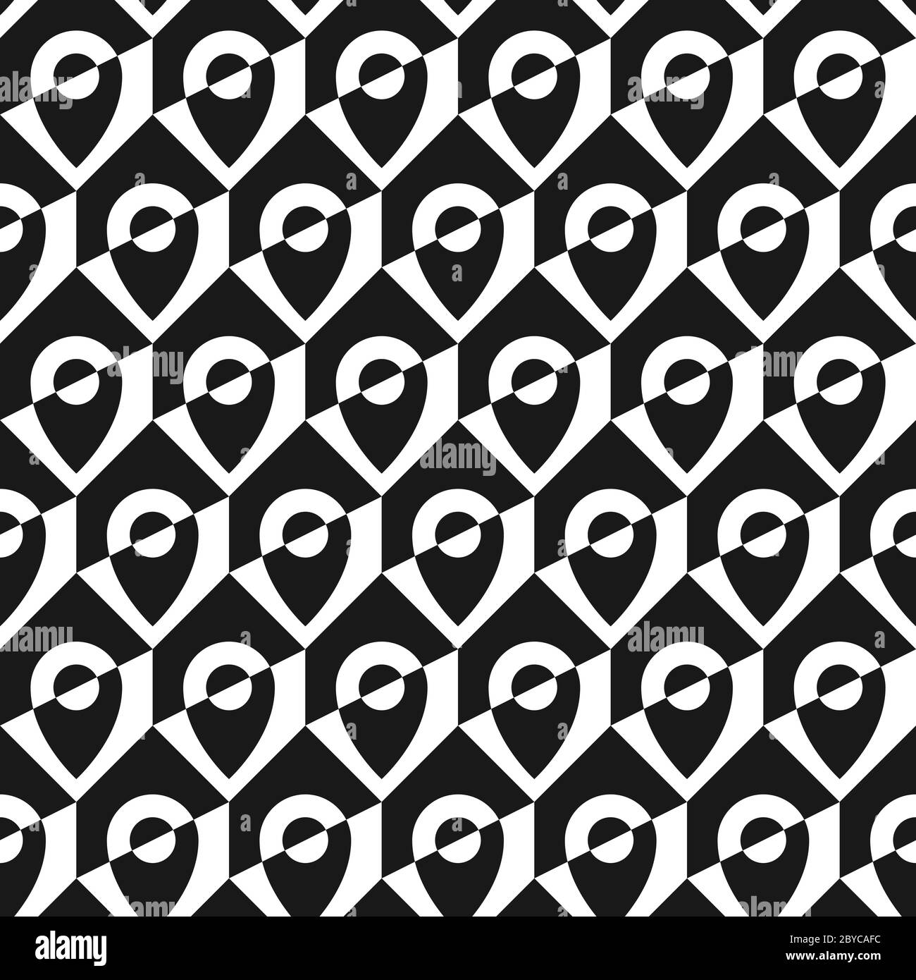 Seamless pattern with location icon Stock Vector Image & Art - Alamy
