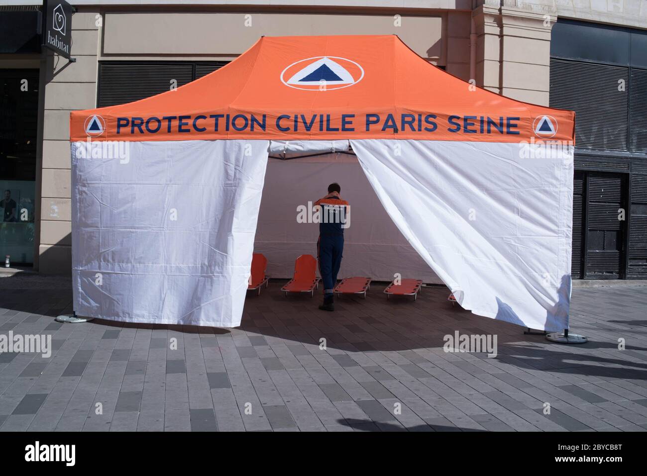 The Civil Protection Paris Seine during the rally organized by SOS ...