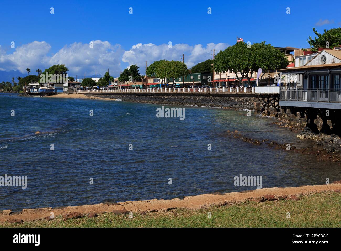 Lahaina waterfront, Maui Island, Hawaii, USA Stock Photo - Alamy