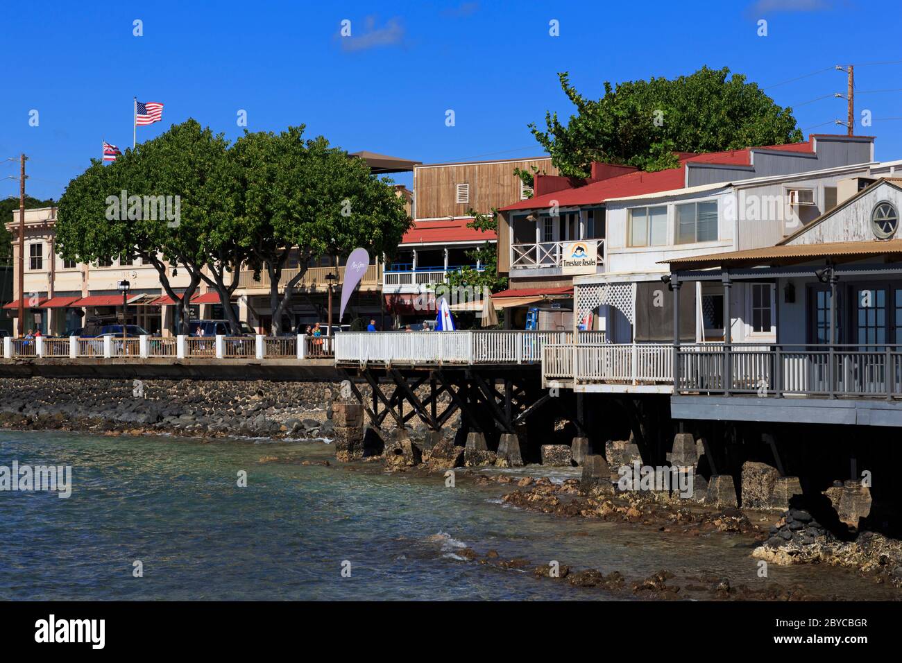 Lahaina waterfront, Maui Island, Hawaii, USA Stock Photo - Alamy