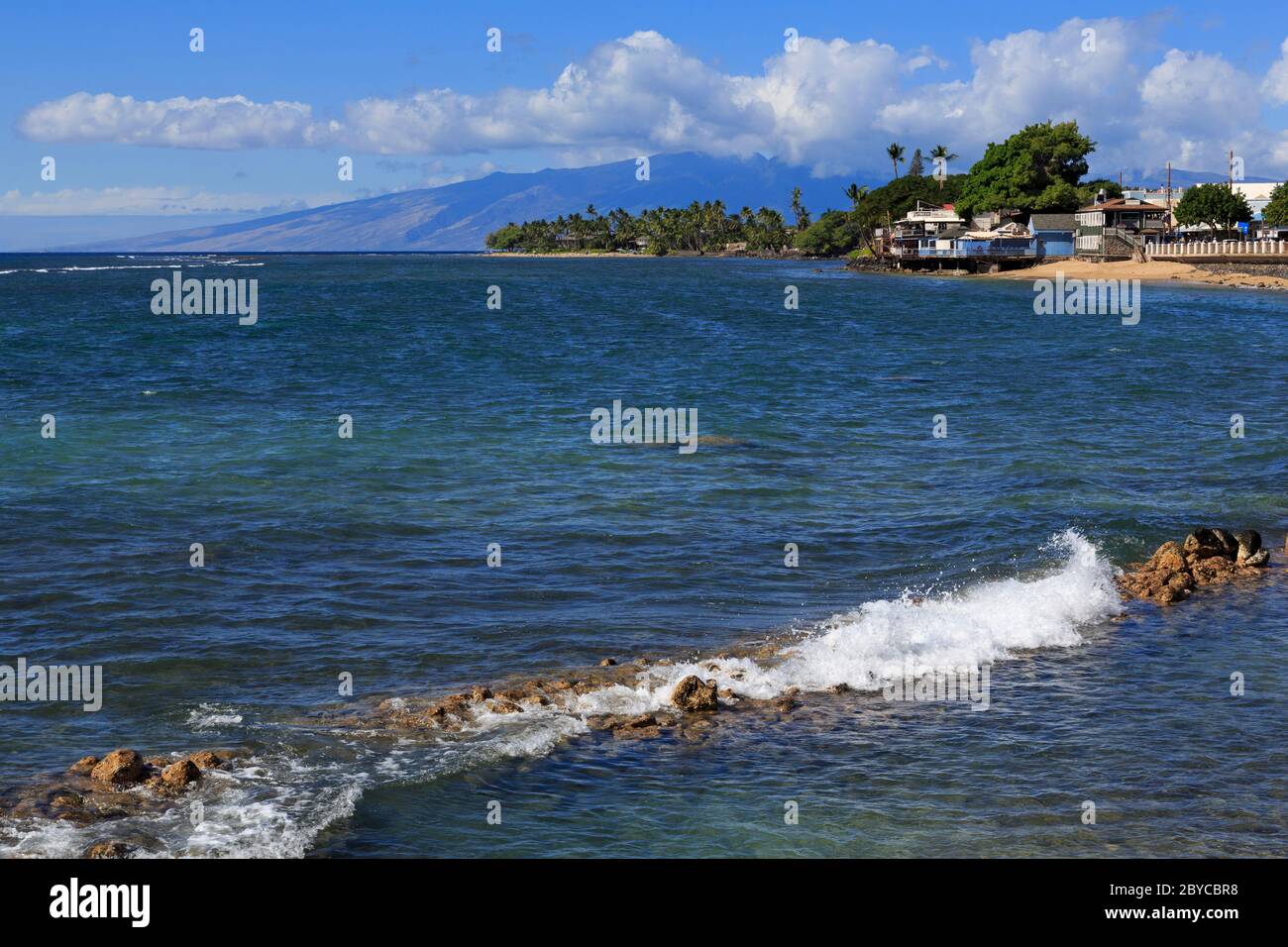 Lahaina waterfront, Maui Island, Hawaii, USA Stock Photo - Alamy