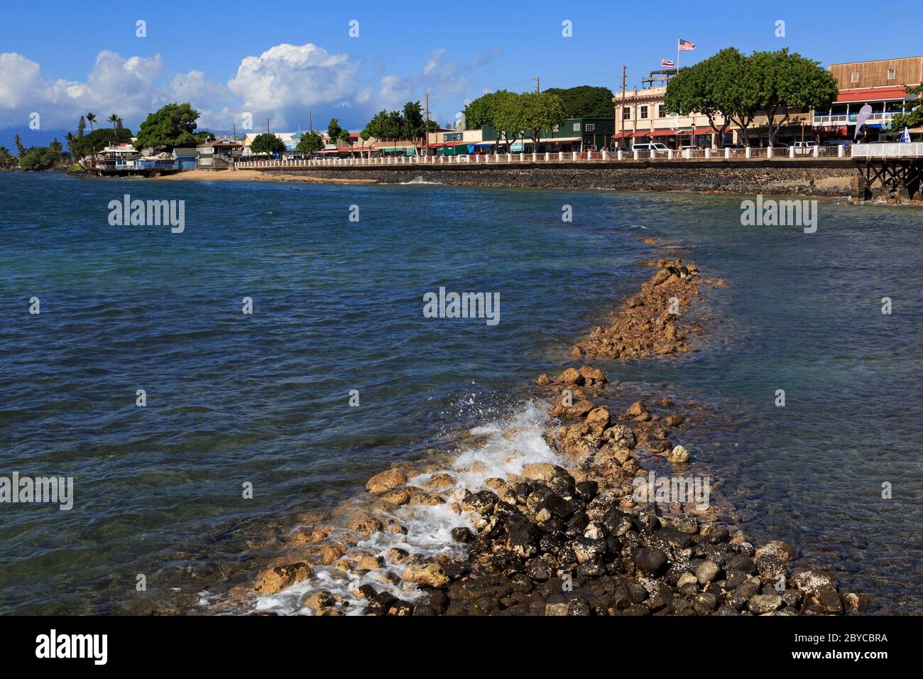 Lahaina waterfront, Maui Island, Hawaii, USA Stock Photo - Alamy